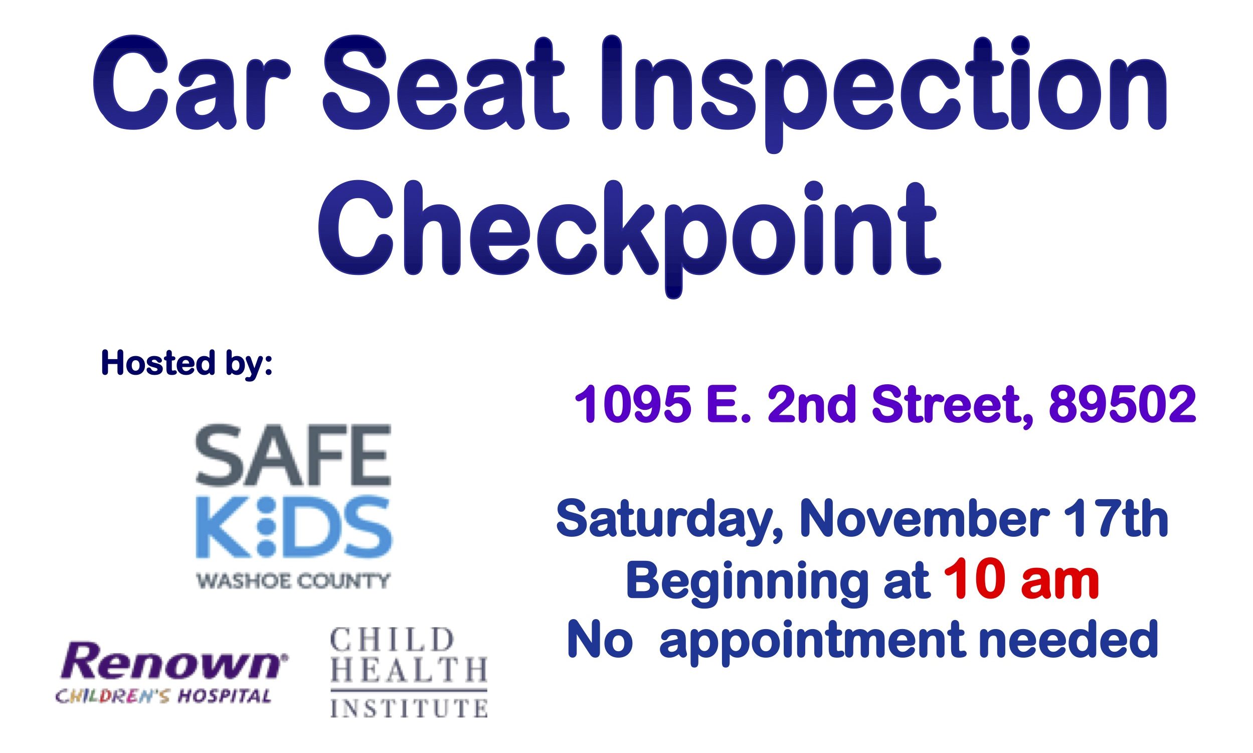 Car Seat Safety Check - Renown's Car Seat Station - REMSA Health