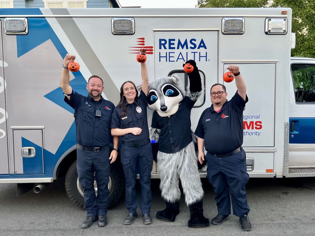 Introducing Riley the Raccoon - REMSA Health